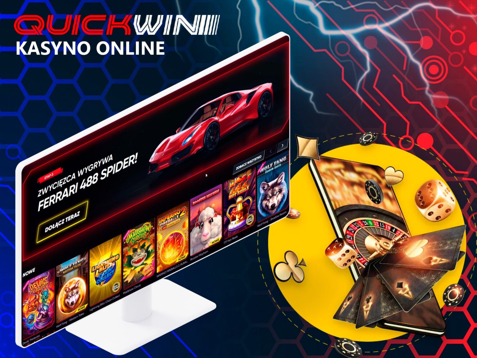 QuickWin Casino - Polskie Kasyno z Popularnymi Grami Online